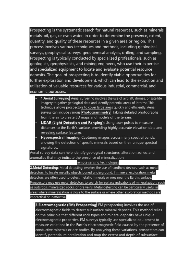 Mn112 Self Made | PDF | Prospecting | Water Pollution