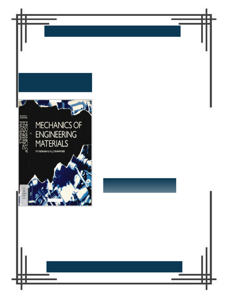 Mechanics of Engineering Materials 2nd Edition by Peter Philip Benham ...