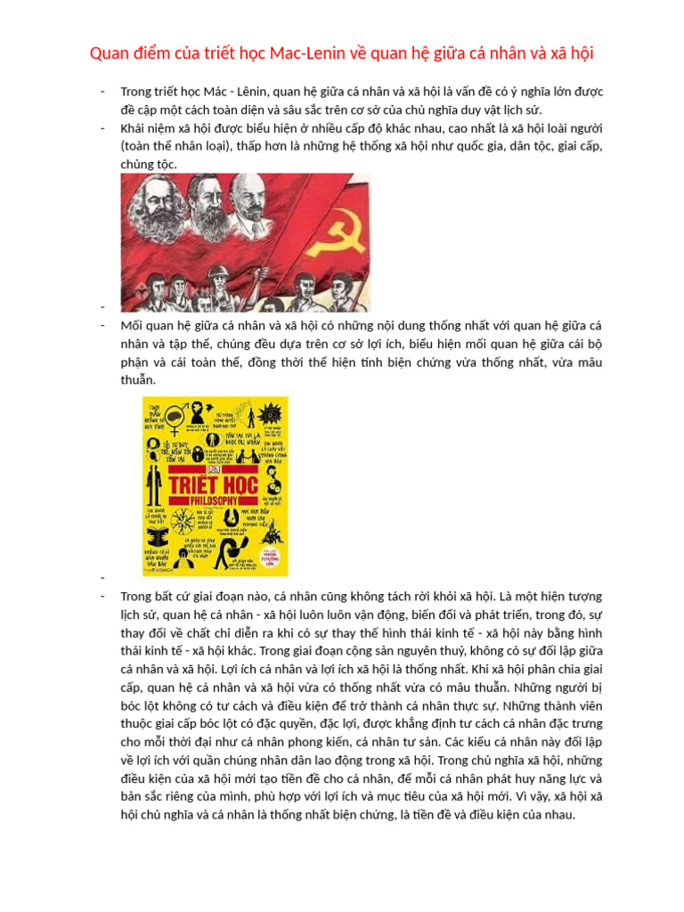 Triết Học Mac-Lenin | PDF