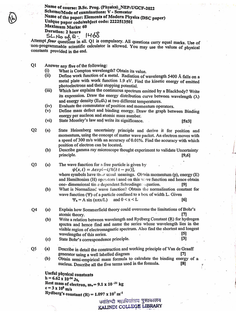 1 Modern Physics | PDF