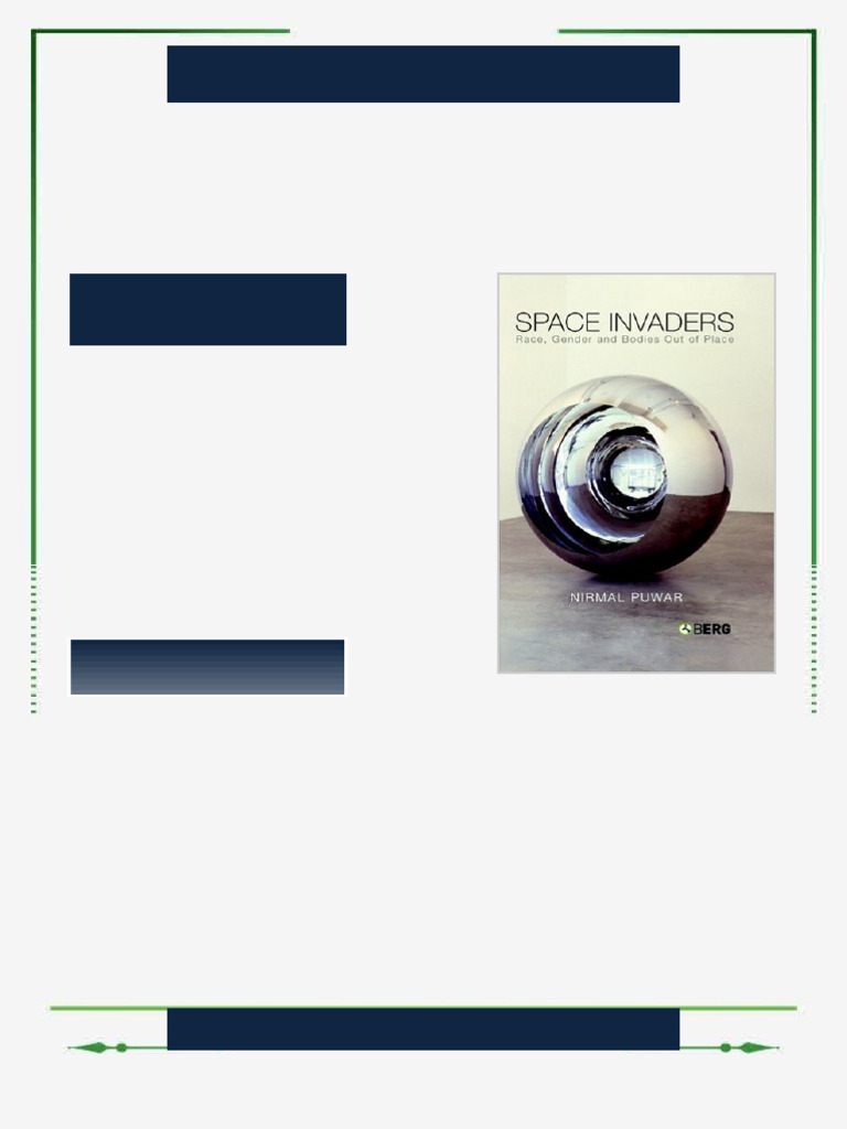 Space Invaders Race Gender and Bodies Out of Place 1st Edition Nirmal ...