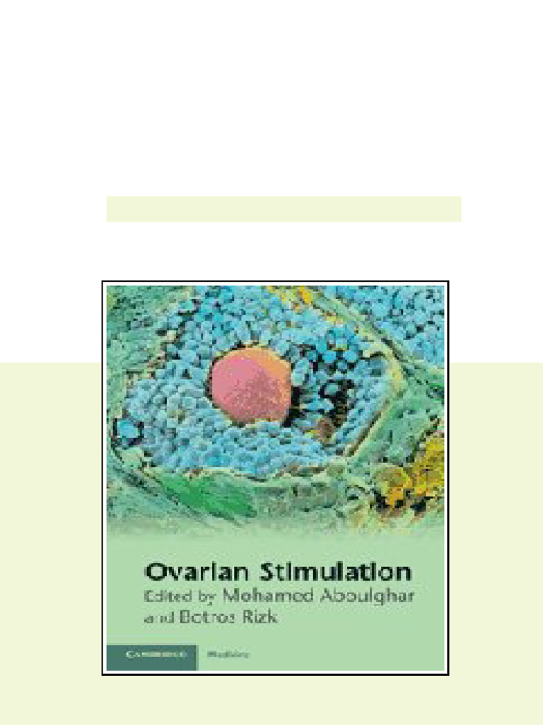 (Ebook) Ovarian Stimulation by Mohamed Aboulghar MD, Botros Rizk ISBN ...