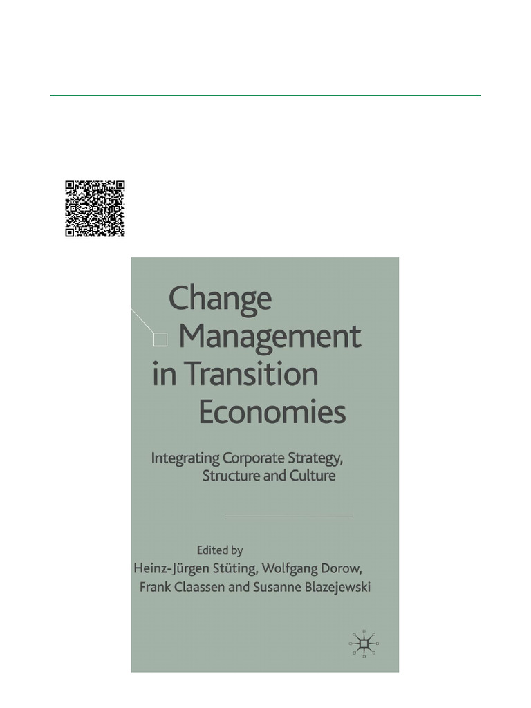 Change Management in Transition Economies Integrating Corporate ...