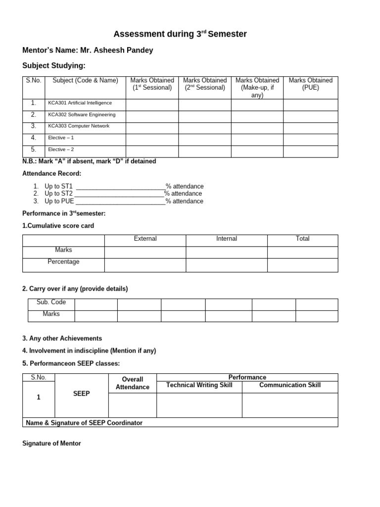 Updated Mentor Mentee Booklet | PDF