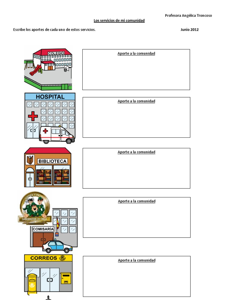 Servicios y Aportes a la Comunidad | PDF