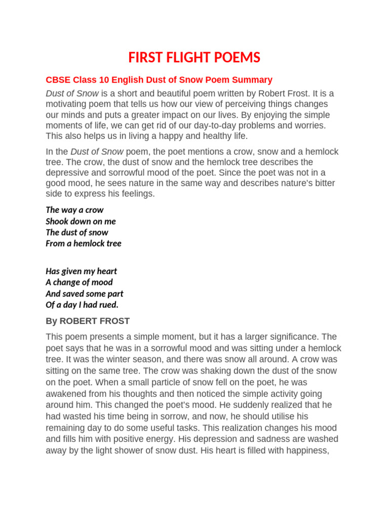 FIRST FLIGHT POEMS | PDF | Tiger | Lion