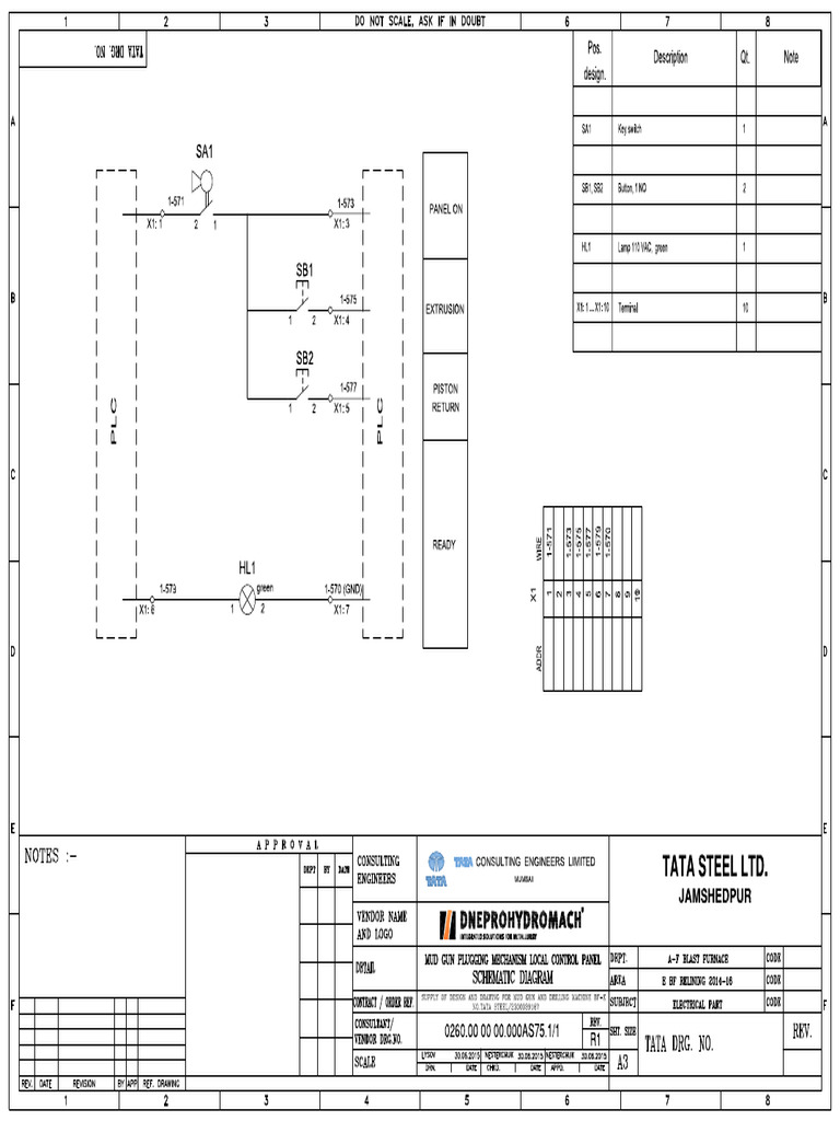 Mudgun Drawings_pdf_REV-1_0260.00 00 00.000AS75.1_1 Rev.1 | PDF