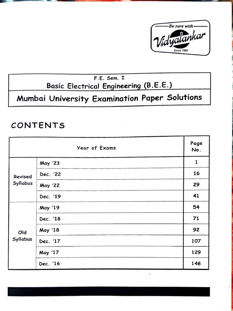 BEE. paper solution (1) | PDF
