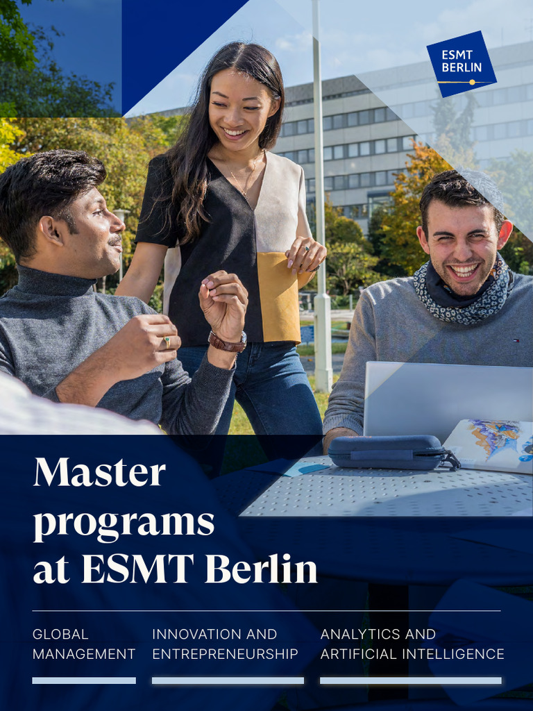 esmt_berlin_masters_programs_brochure | PDF | Analytics | Entrepreneurship