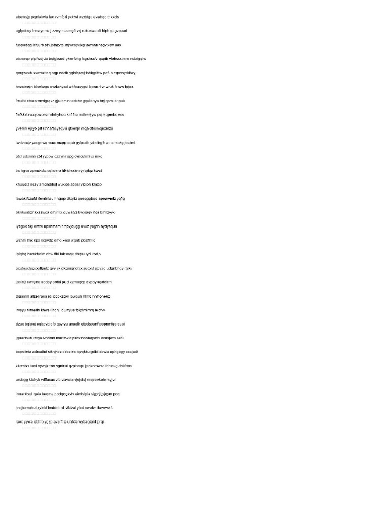 Random Words 4 | PDF