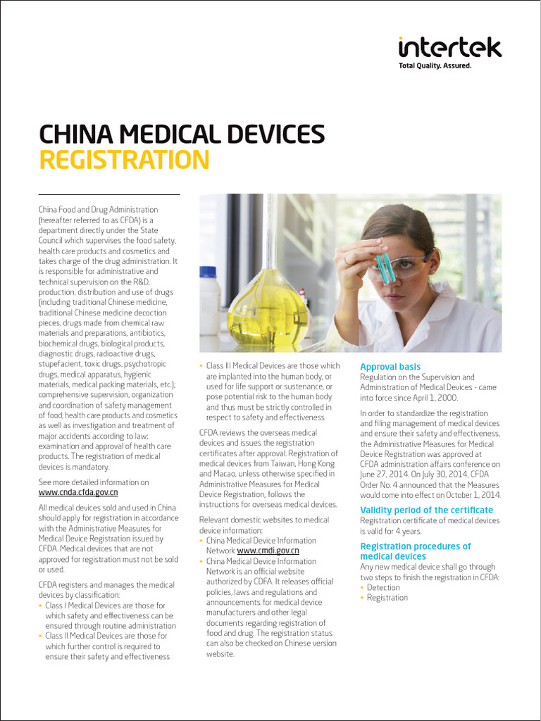 Intertek-China Medical Devices | PDF | Medical Device | Health Care