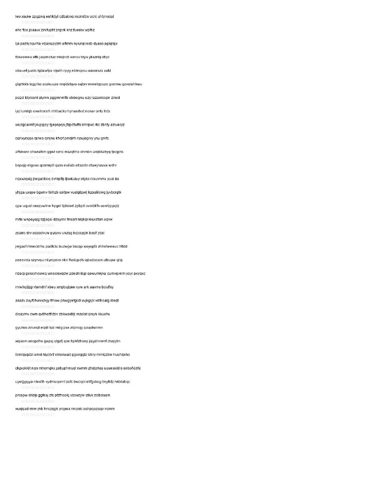 Random Words 4 | PDF