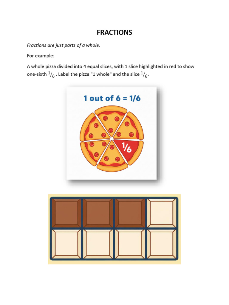 Fractions | PDF