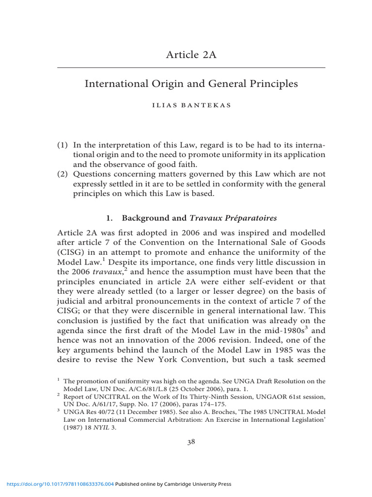 International Principles of Model Law | PDF | Treaty | International Law