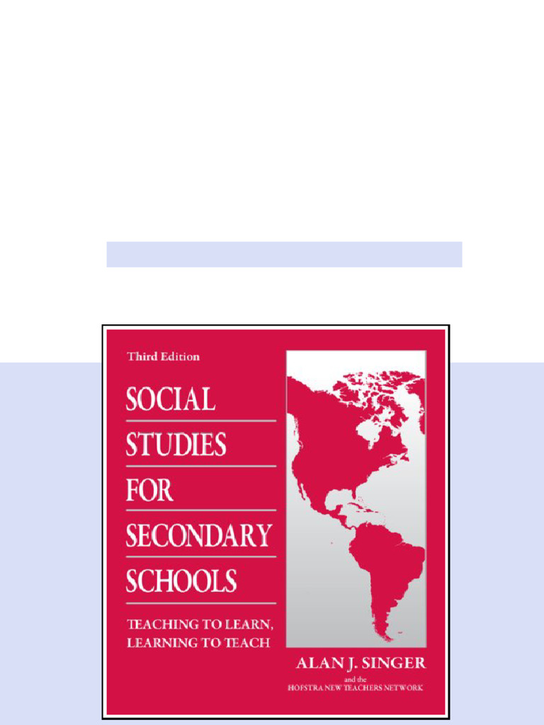 (Ebook) Social Studies for Secondary Schools: Teaching to Learn ...