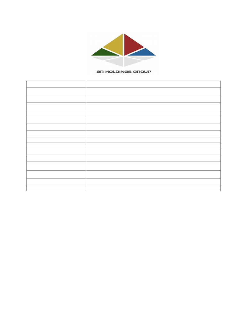 Cis Form BR Holdings Imbl Completa | PDF