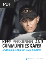 Motorola Solutions P25 SRX 2200 Enhanced Combat Radio Specifications ...