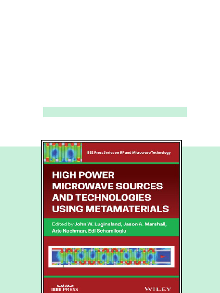 (Ebook) High Power Microwave Sources and Technologies Using ...