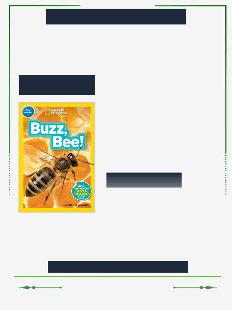 National Geographic Readers Buzz Bee Jennifer Szymanski eBook complete ...