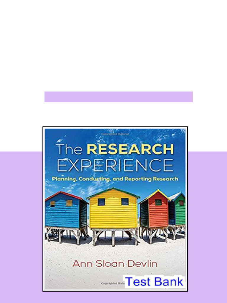 Research Experience Planning Conducting and Reporting Research 1st ...