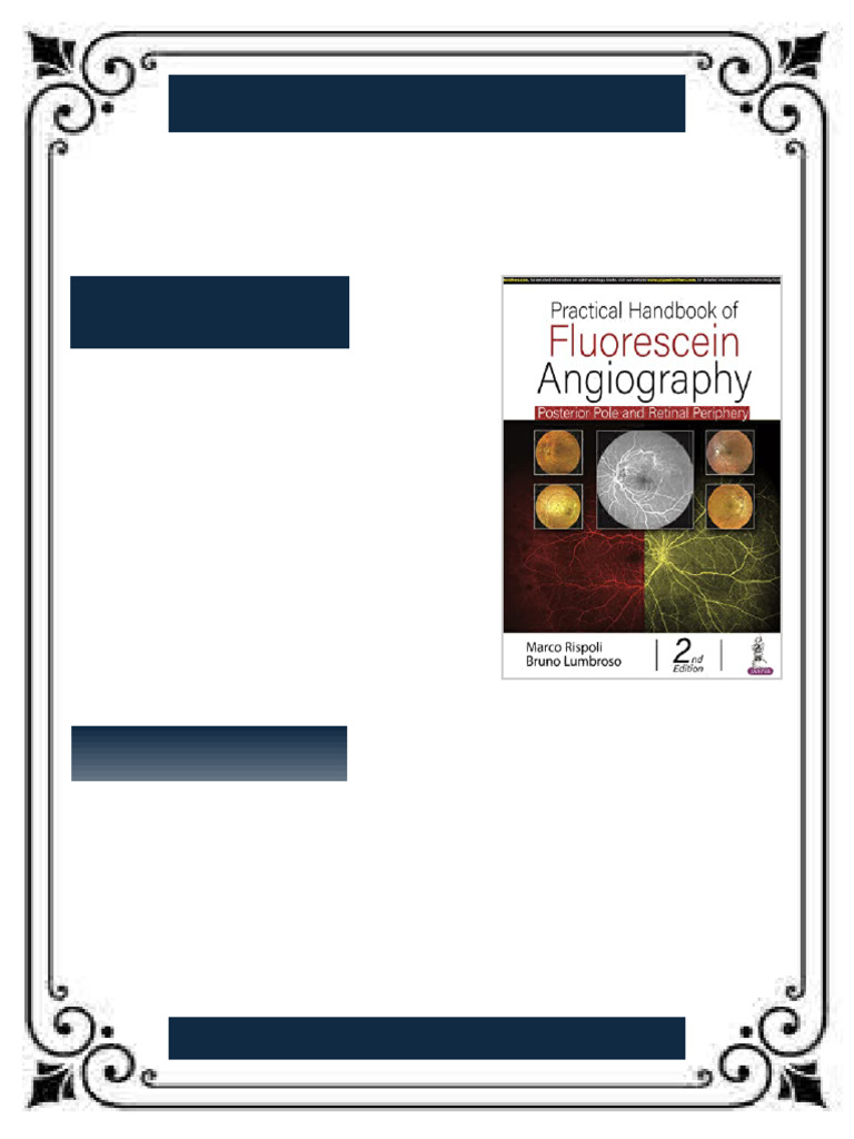 Practical Handbook of Fluorescein Angiography Posterior Pole and ...