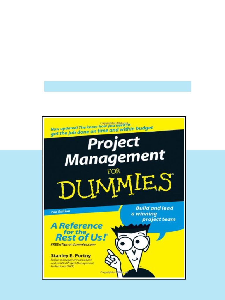 Project Management For Dummies 2nd Edition Stanley E. Portny - ebook ...