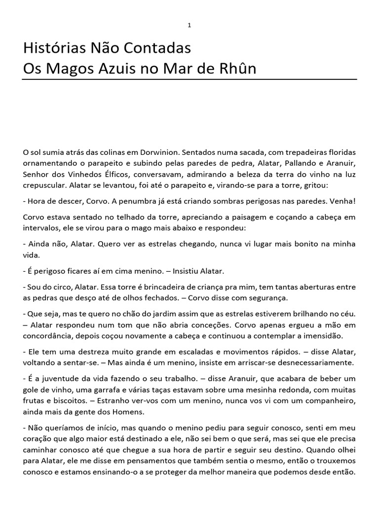 HNC 31 - Os Magos No Mar de Rhûn | PDF | Maçã