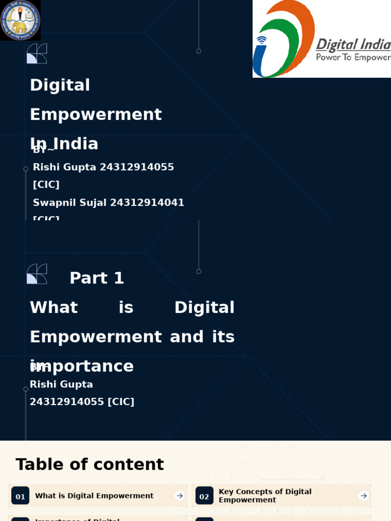 Digital Empowerment in India Explained | PDF | Empowerment | E Government