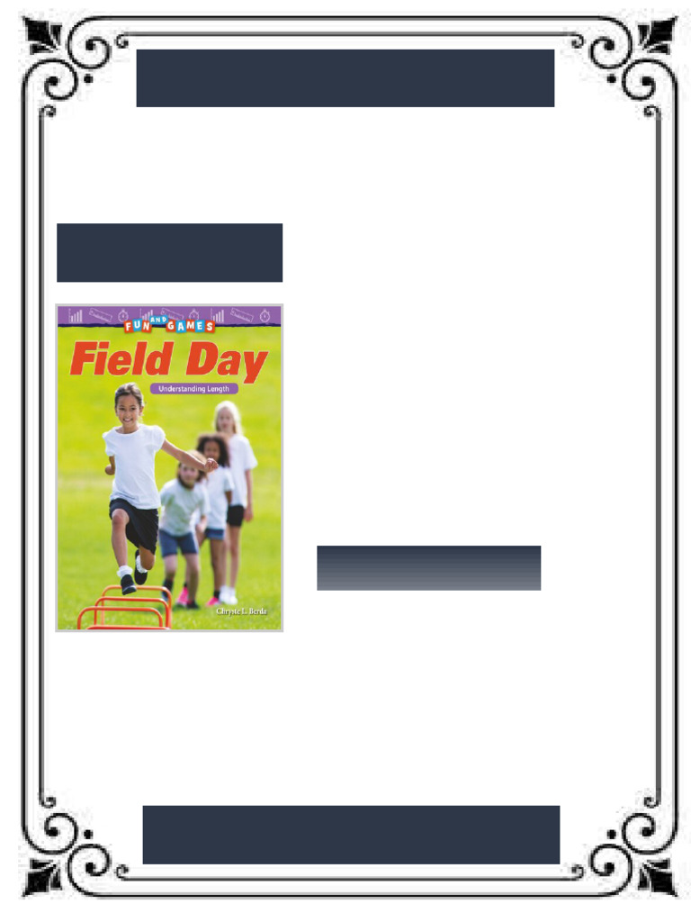 Fun and Games Field Day Understanding Length Chryste L. Berda eBook ...