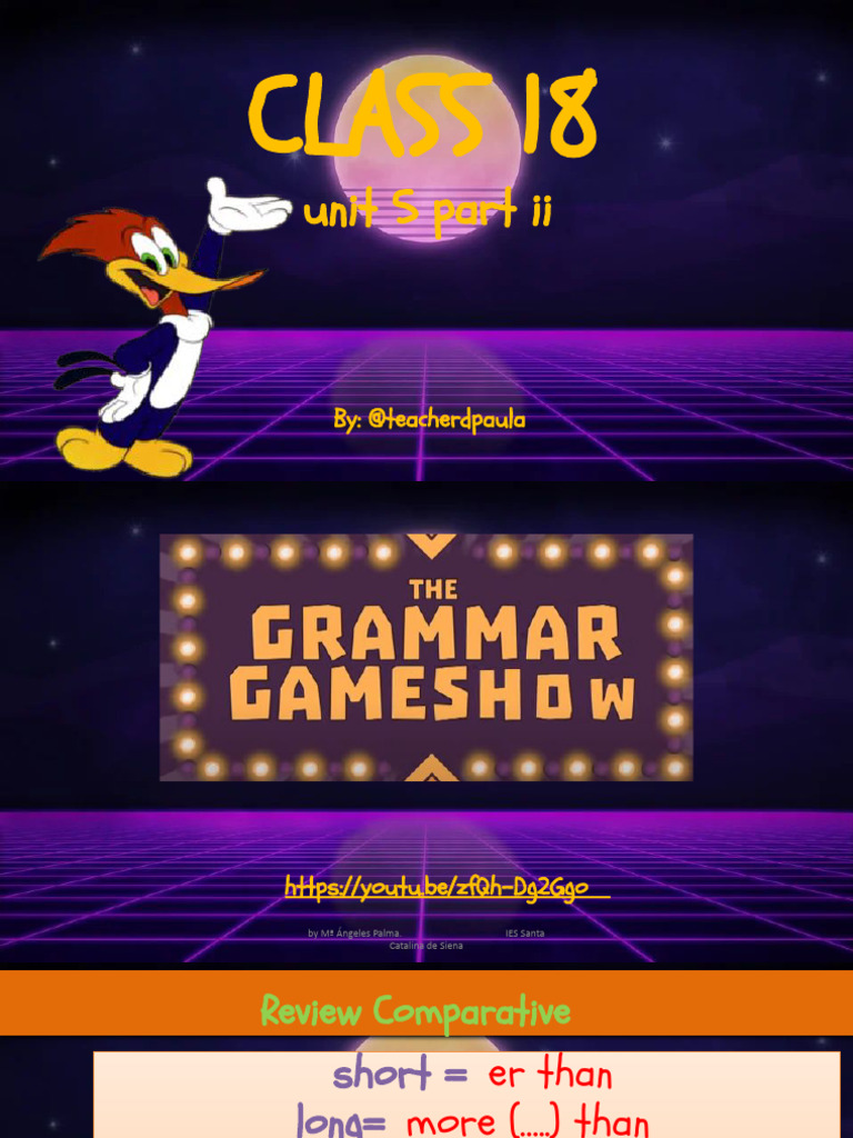 CLASS 18 - UNIT 5 PART II (superlatives) - PRE INTERMEDIATE.pptx | PDF ...