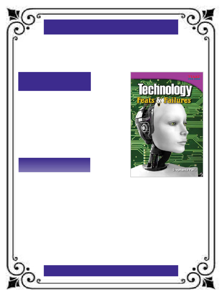Technology Feats Failures Stephanie Paris eBook extended chapters | PDF