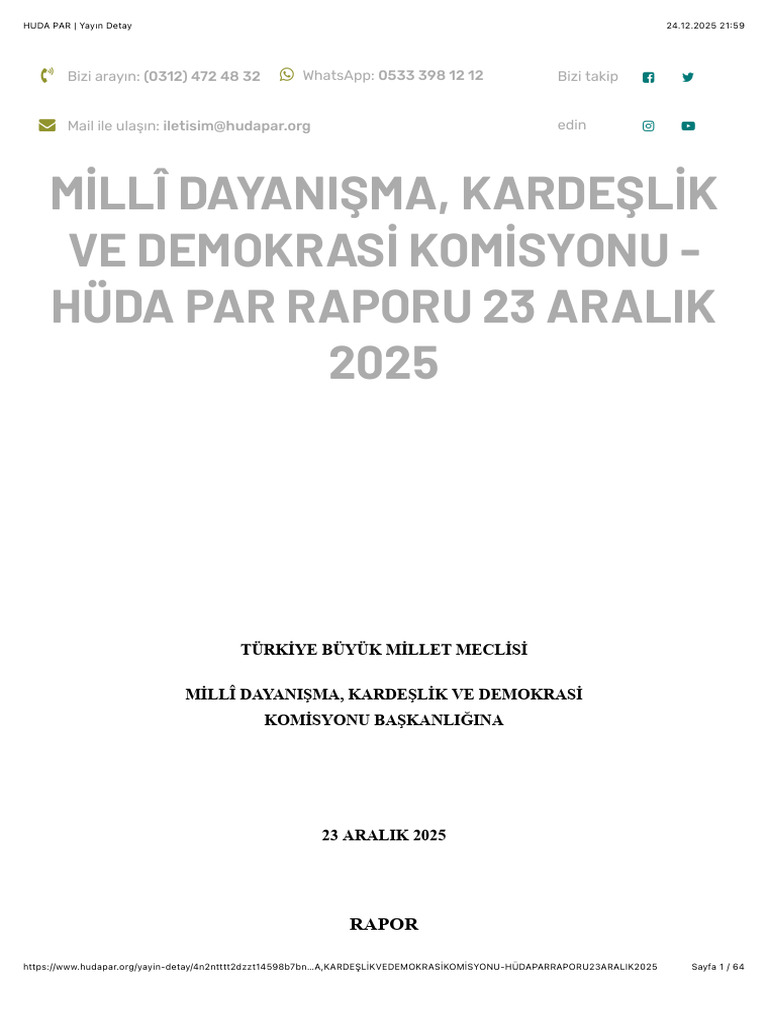 HÜDA PAR - Yayın Detay | PDF