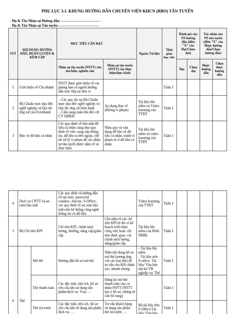 v5_khung Huong Dan Nstt Tai Đvkd (Cvkh, Cvtv, Gdv, Gdv Kq) | PDF
