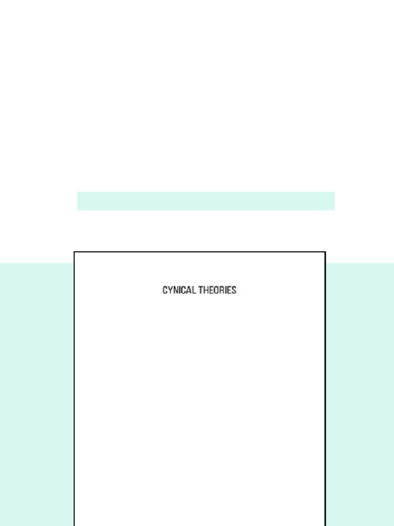 (Ebook) Cynical Theories: How Activist Scholarship Made Everything ...