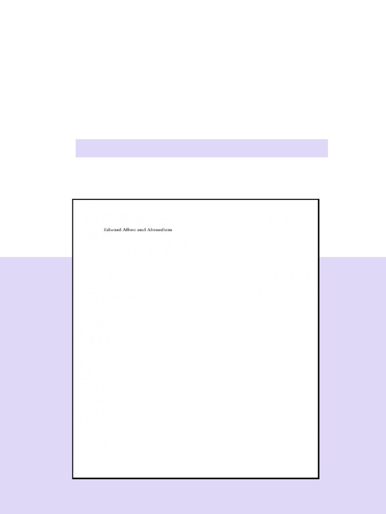 Edward Albee and Absurdism 1st Edition Michael Y. Bennett - ebook and ...