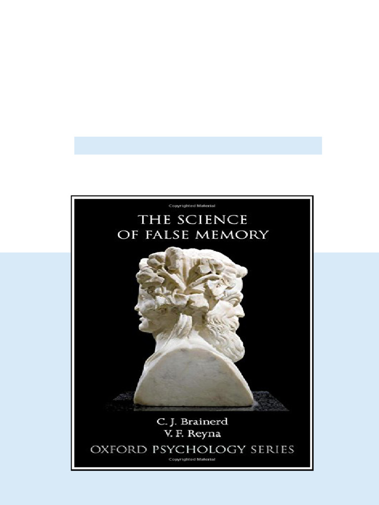 (Ebook) The Science of False Memory by Charles J. Brainerd, Valerie F ...