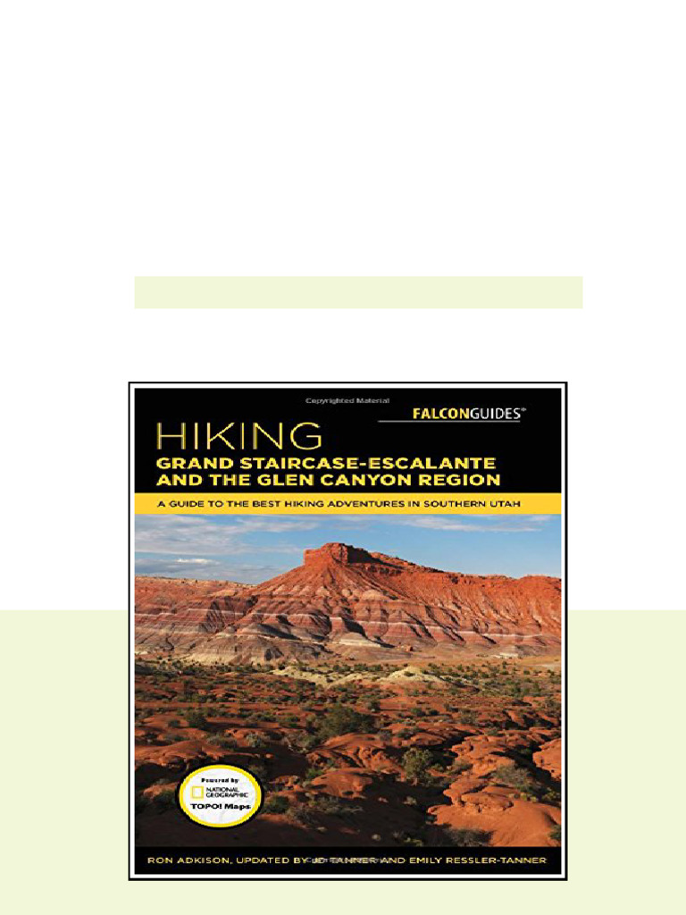 Hiking Grand Staircaseescalante The Glen Canyon Region 3rd Ron Adkison ...