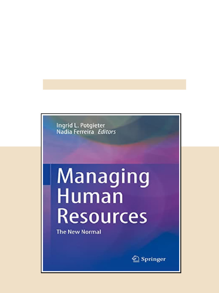 (Ebook) Managing Human Resources: The New Normal by Ingrid L. Potgieter ...