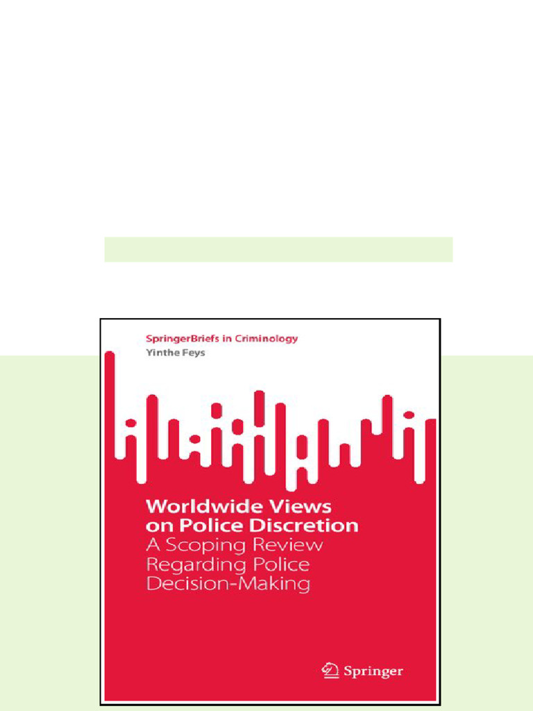 (Ebook) Worldwide Views on Police Discretion: A Scoping Review ...