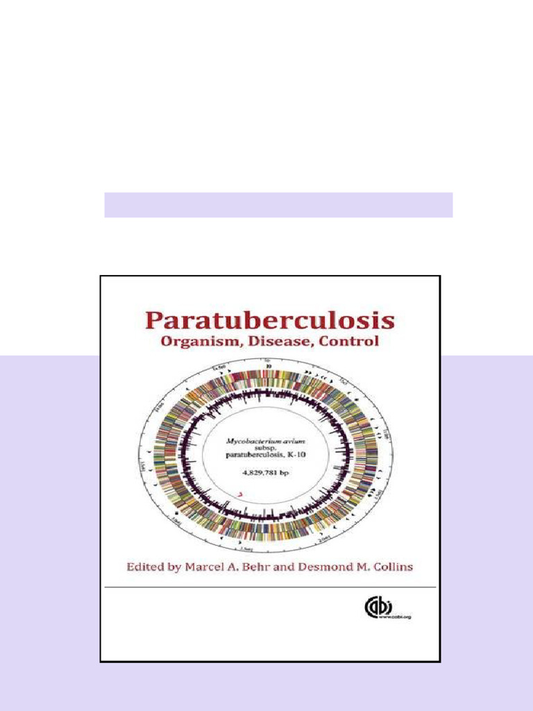 Paratuberculosis Organism Disease Control First Edition Marcel A Behr ...