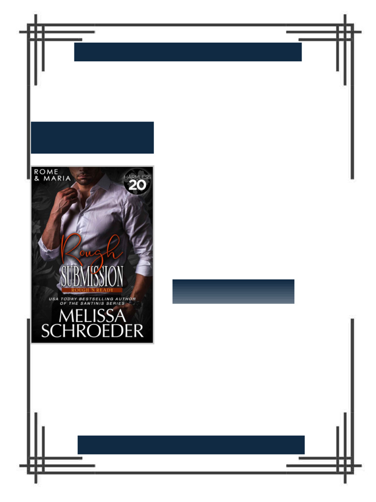 Rough Submission 1st Edition Melissa Schroeder. eBook ready-for ...