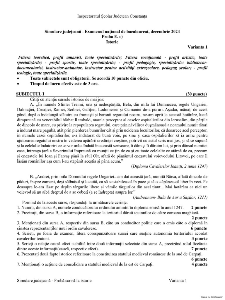 E c IST Dec 2024 Var 01 SIM | PDF