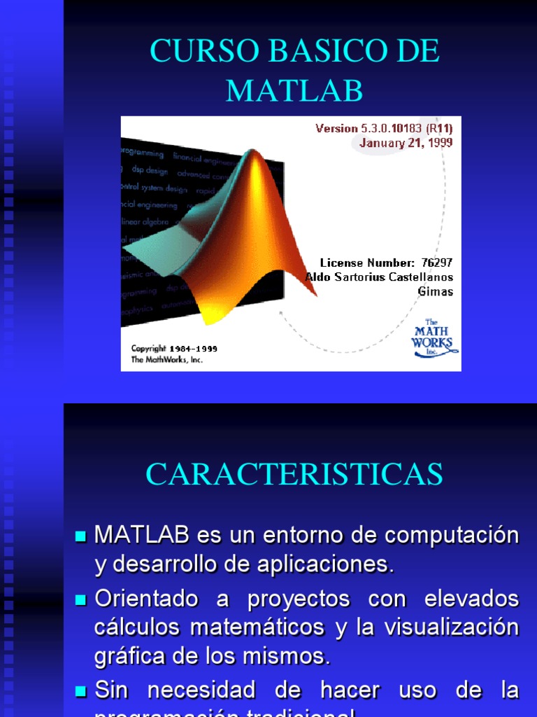 Curso Basico de Matlab | PDF | Matlab | Matriz (Matemáticas)