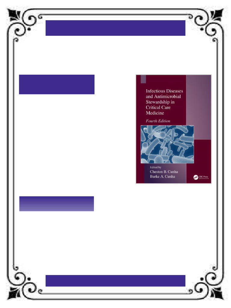 Infectious Diseases and Antimicrobial Stewardship in Critical Care ...