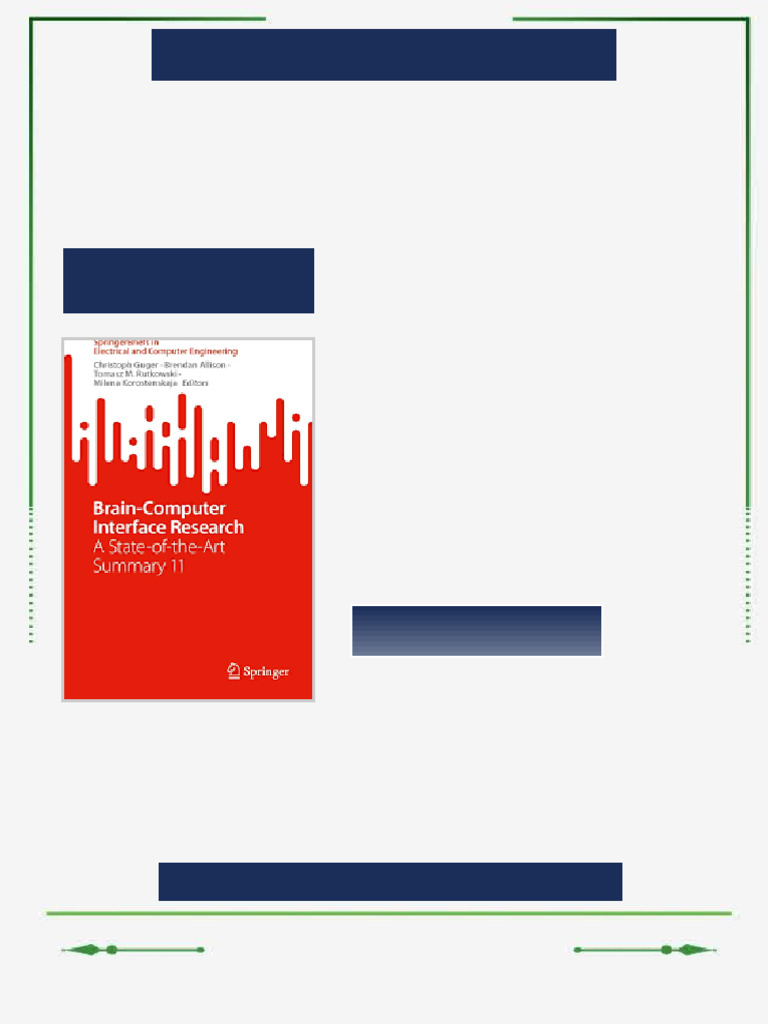 Brain-Computer Interface Research: A State-of-the-Art Summary 11 1st ...