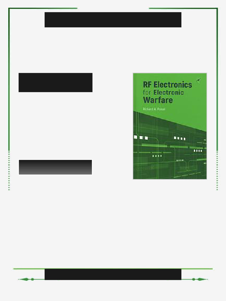 RF Electronics for Electronic Warfare Richard A. Poisel eBook ARC ...