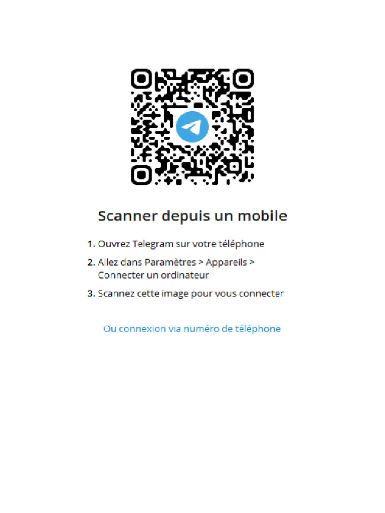 QR Code Télégram | PDF