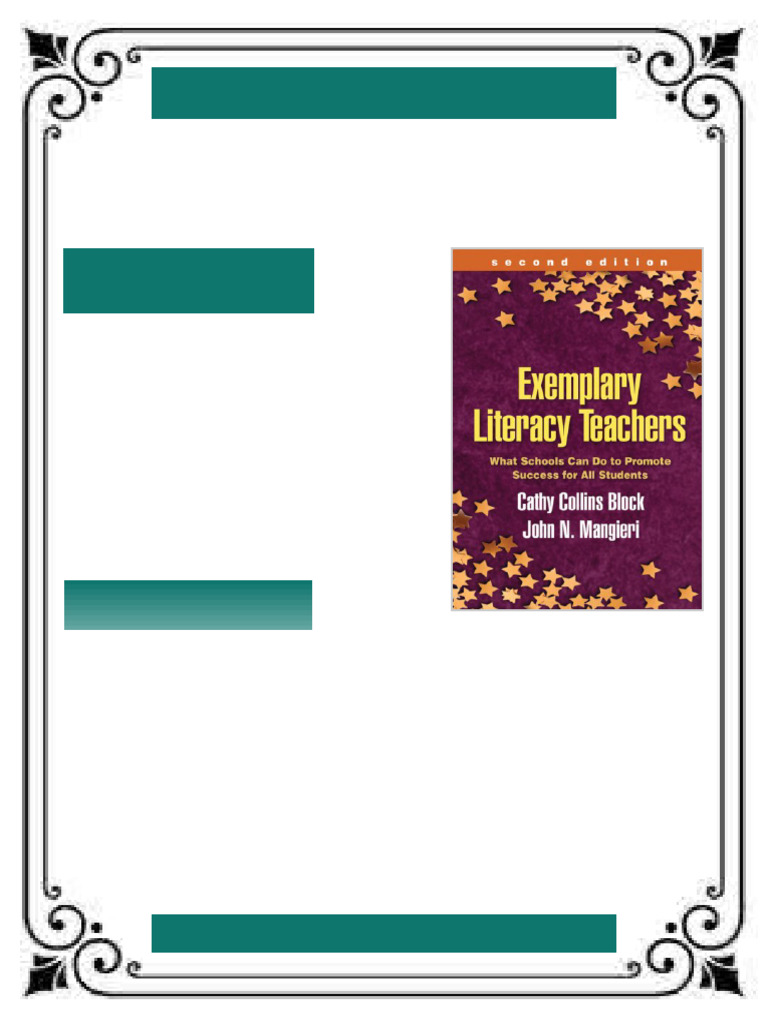 Exemplary Literacy Teachers Second Edition Cathy Collins Block ebook ...