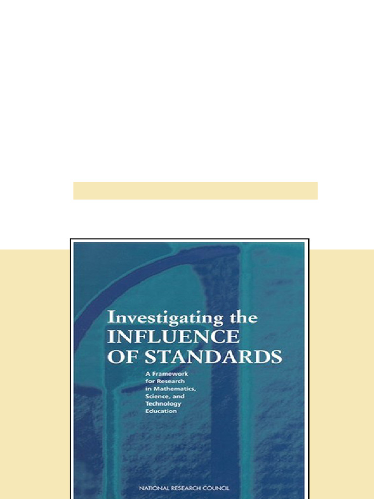 (Ebook) Investigating the Influence of Standards: A Framework for ...