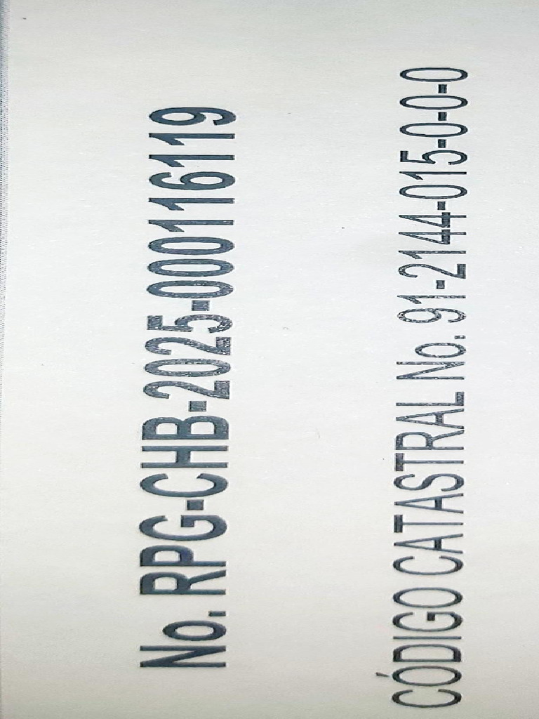 Catastral Cód.26 Nov. 25 09·22·12 | PDF